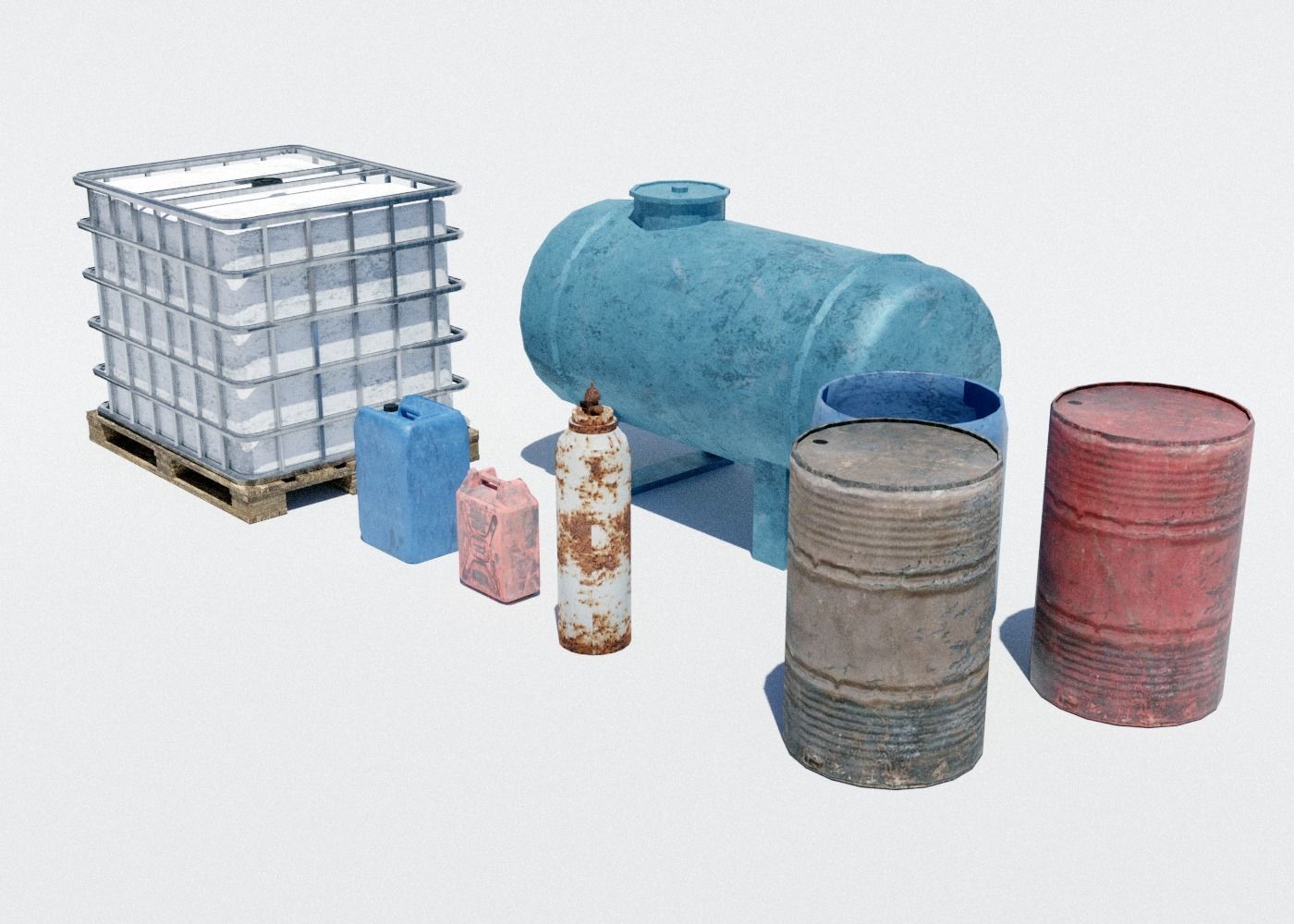 3D model Collection - Liquid tanks VR / AR / low-poly | CGTrader
