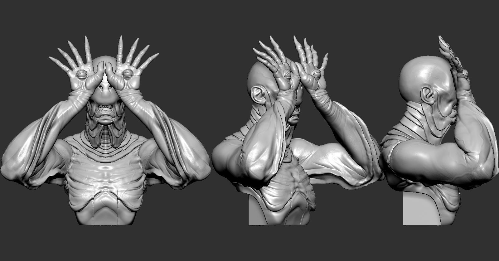 Pale Man 3D model 3D printable | CGTrader