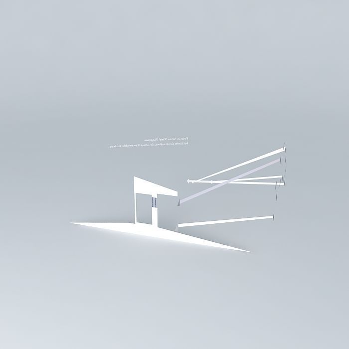 Passive Solar Roof Overhang Diagram free 3D model | CGTrader