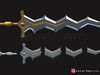 Fire Emblem Awakening Robin Levin Sword - Weapon Cosplay 3D model 3D ...