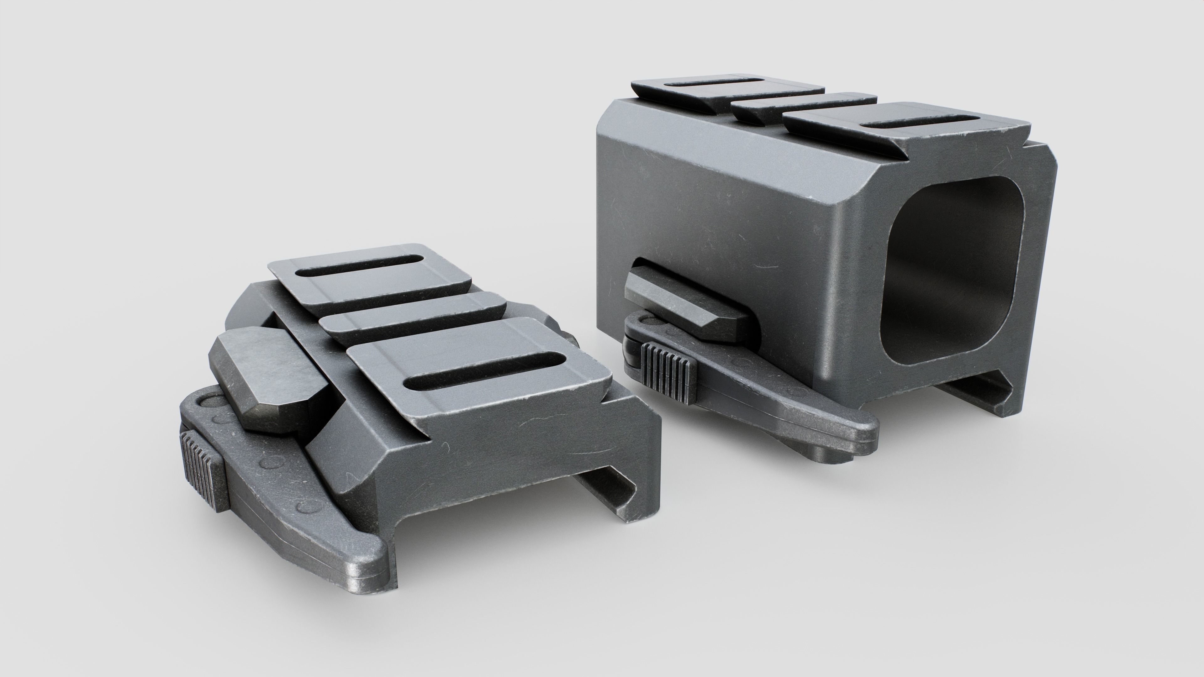 3D model Aimpoint ACRO P2 Advanced Compact Reflex Optic VR / AR / low ...