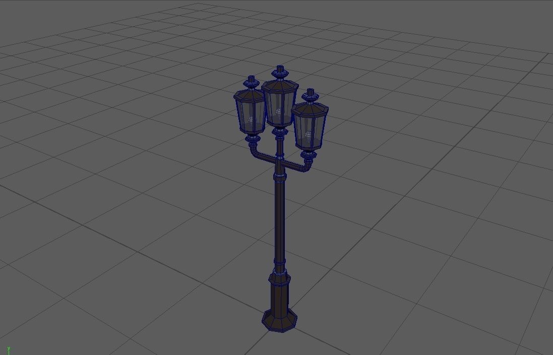 Light Pole free VR / AR / low-poly 3D model | CGTrader