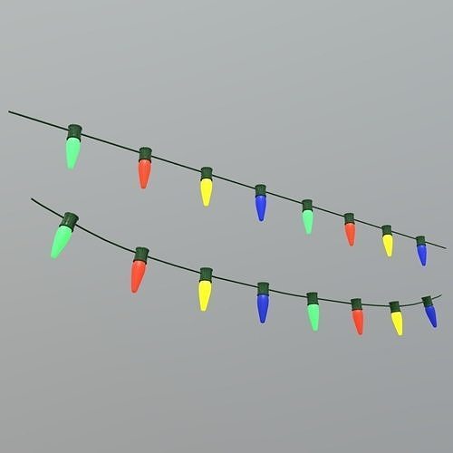 3D model Fairy Lights VR / AR / low-poly | CGTrader