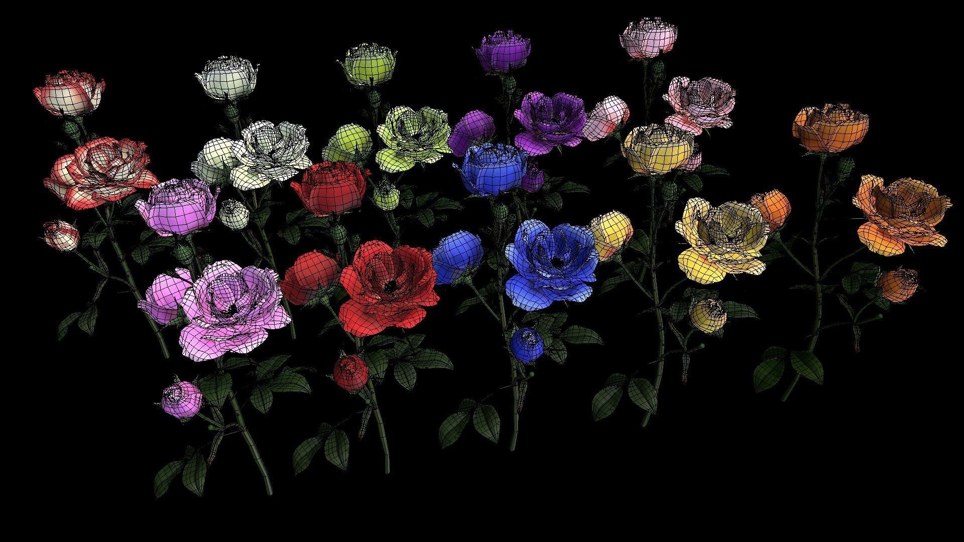 3D model Flower Rose Bungaria VR / AR / low-poly | CGTrader