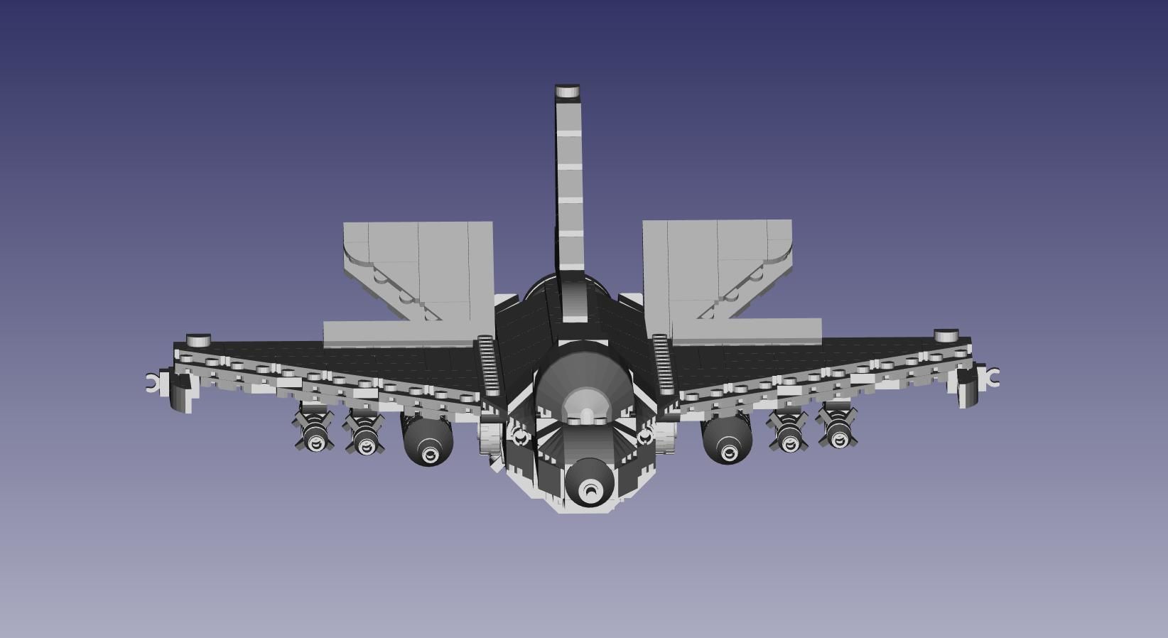 Lego F-16 Fighter Jet 3D model | CGTrader