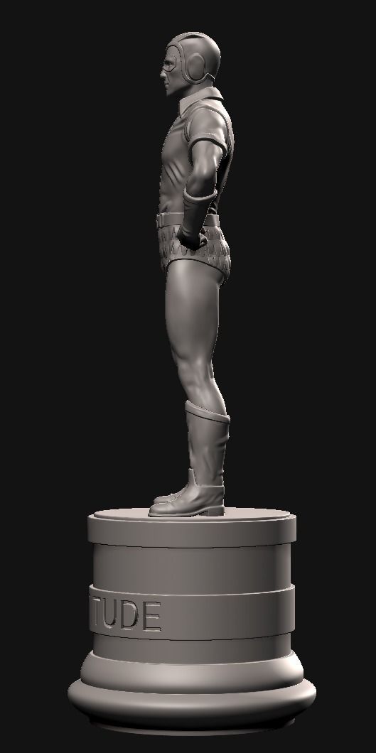 Watchmen statue 3D model 3D printable | CGTrader