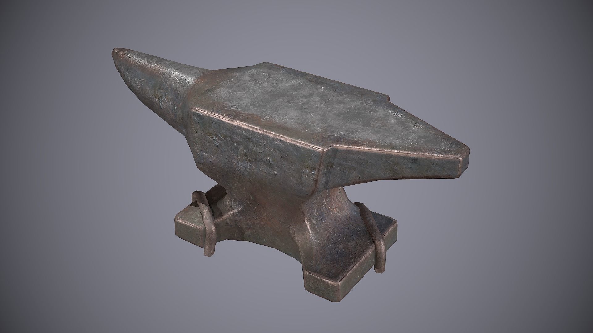 3D model Anvil Medieval VR / AR / low-poly | CGTrader