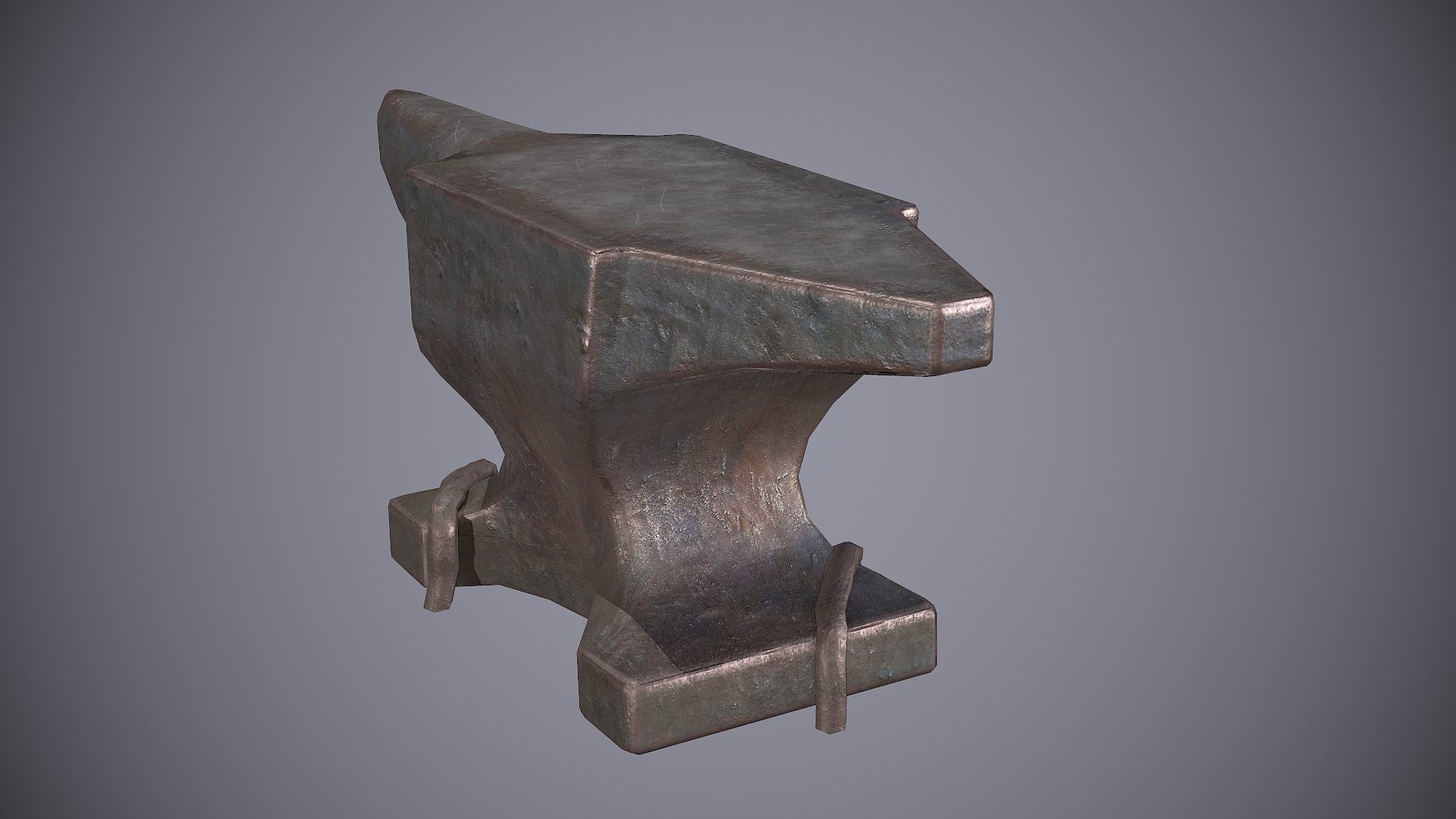 3D model Anvil Medieval VR / AR / low-poly | CGTrader