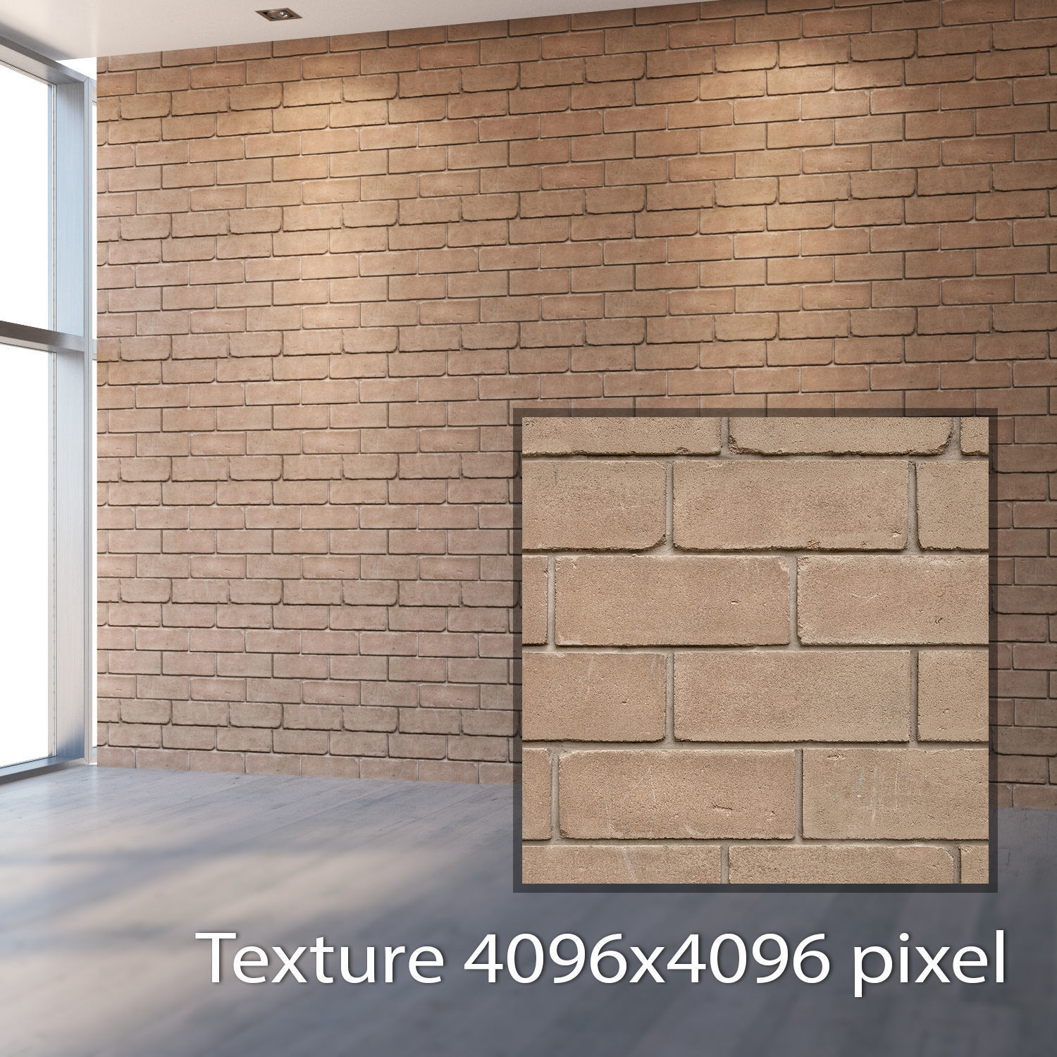 Texture 768 brick VR / AR / low-poly | CGTrader