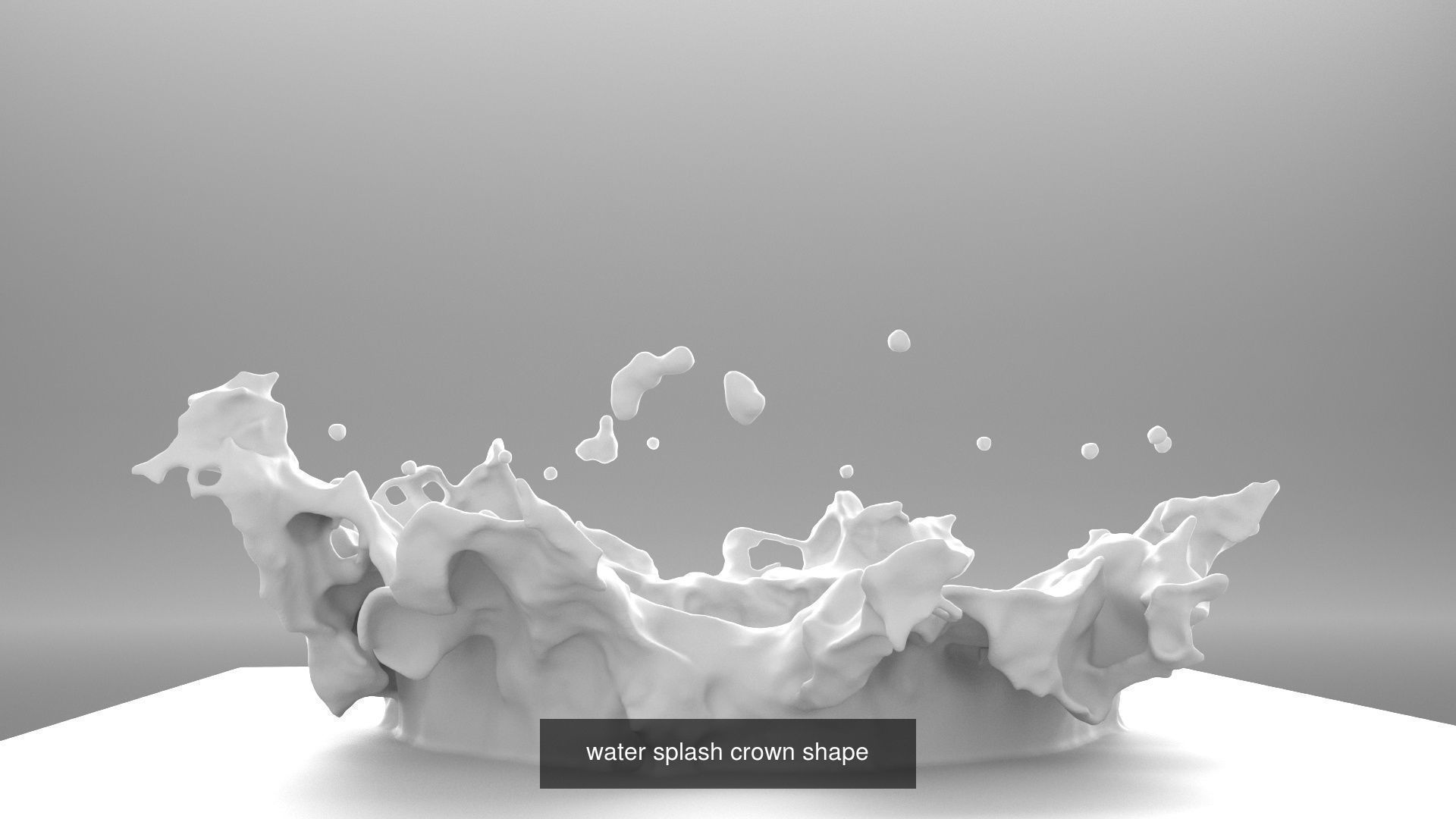 Water splash collection | CGTrader