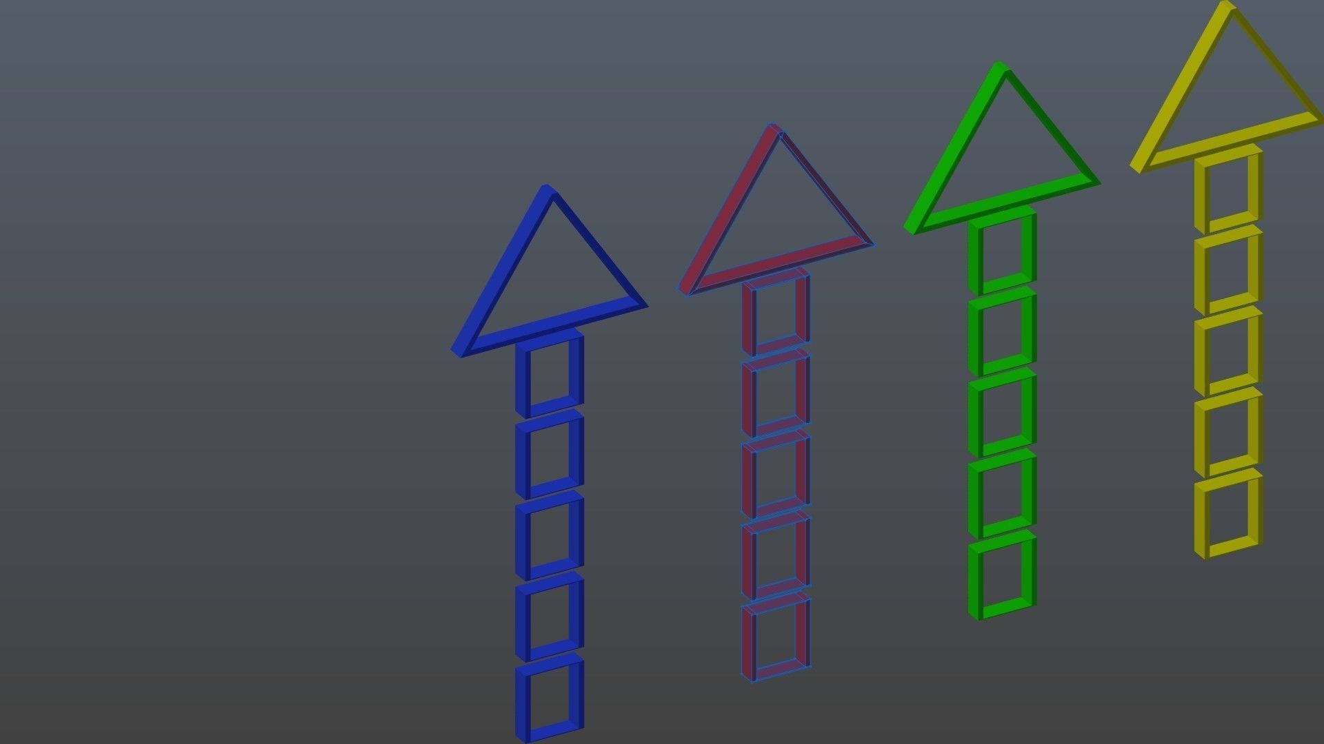 3D model Low poly arrow 21 VR / AR / low-poly | CGTrader