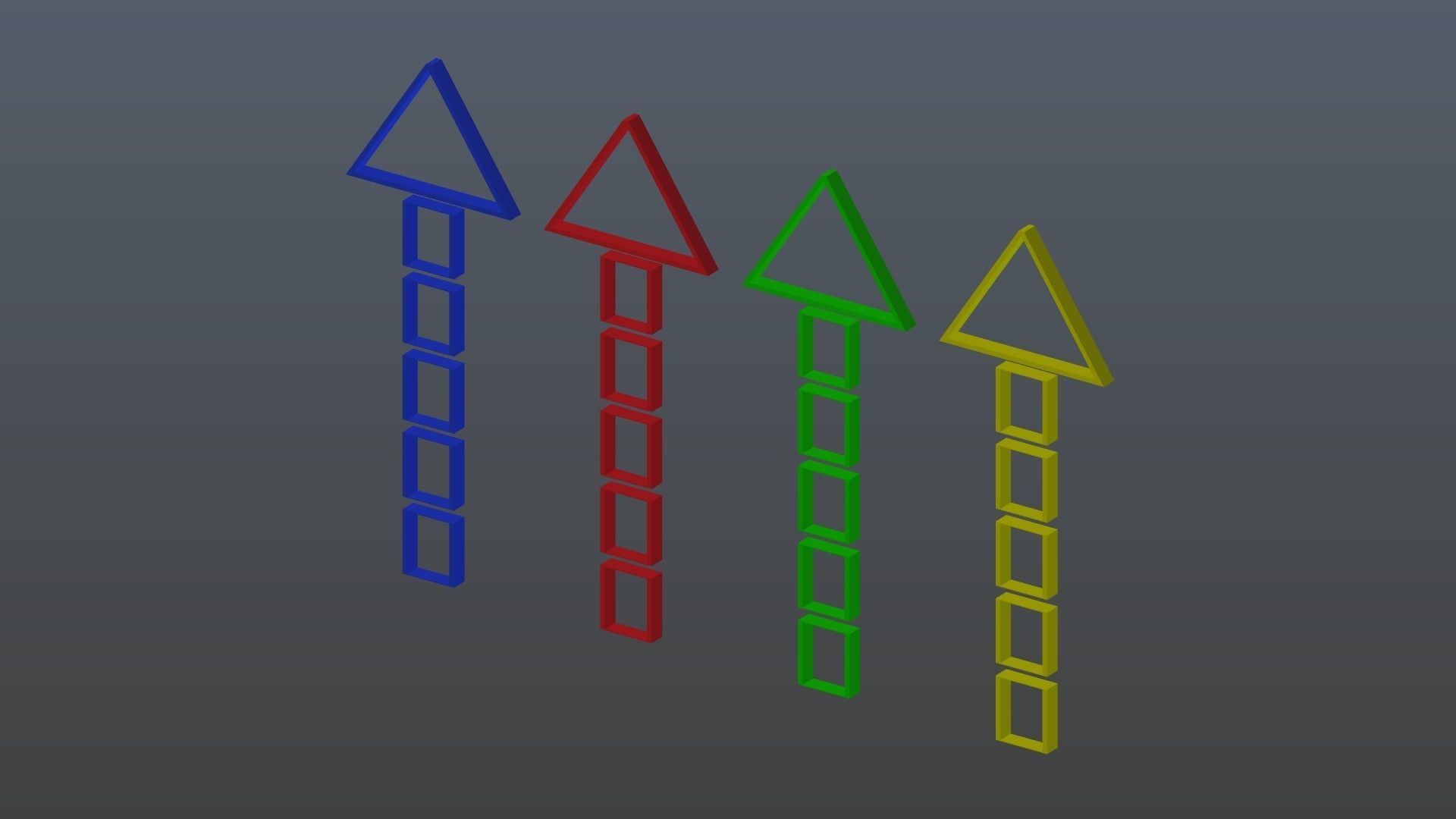 3D model Low poly arrow 21 VR / AR / low-poly | CGTrader