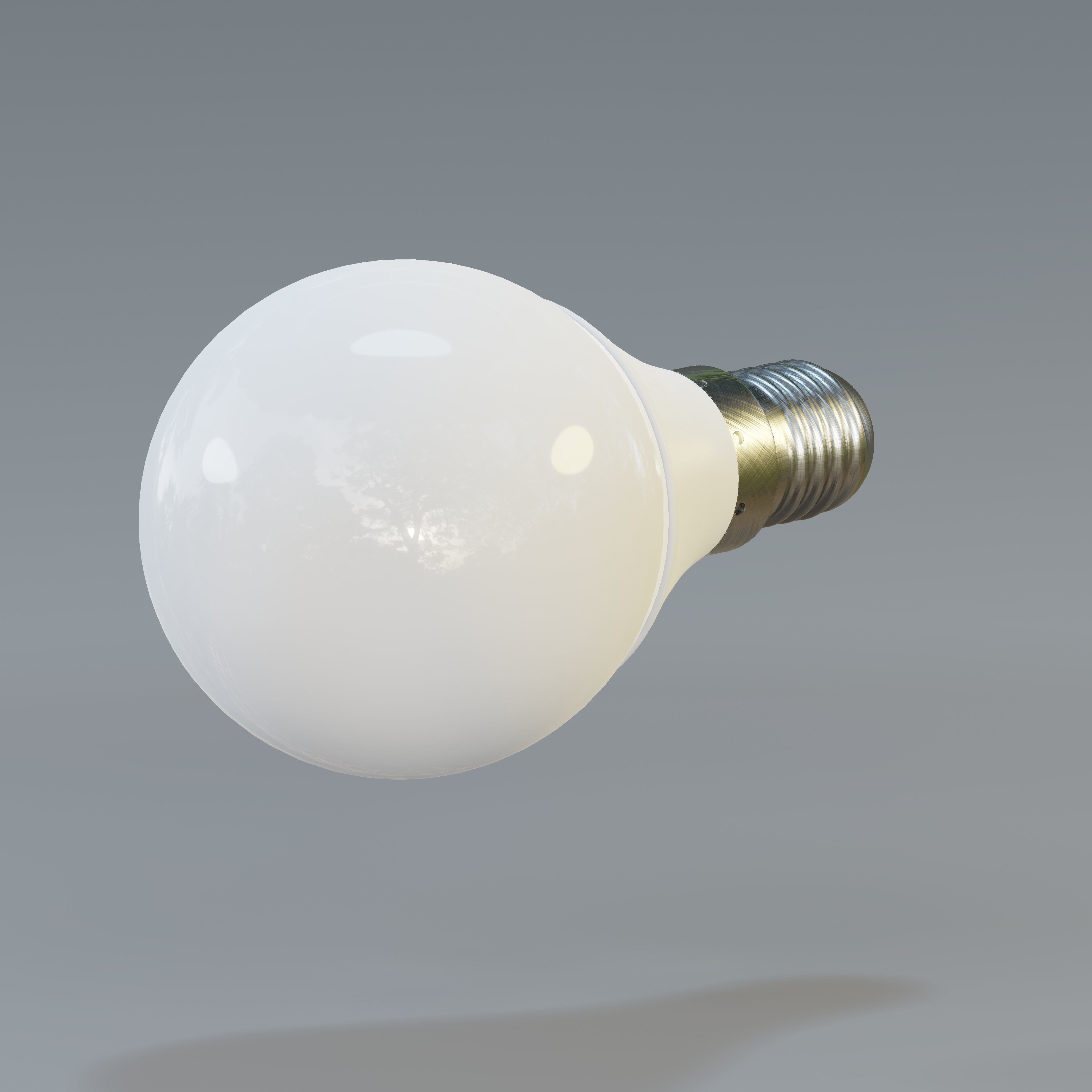 3D model LED pear shape light bulb VR / AR / low-poly | CGTrader