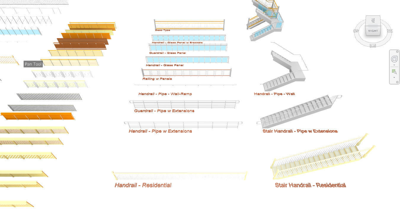 Revit Railings free 3D model | CGTrader