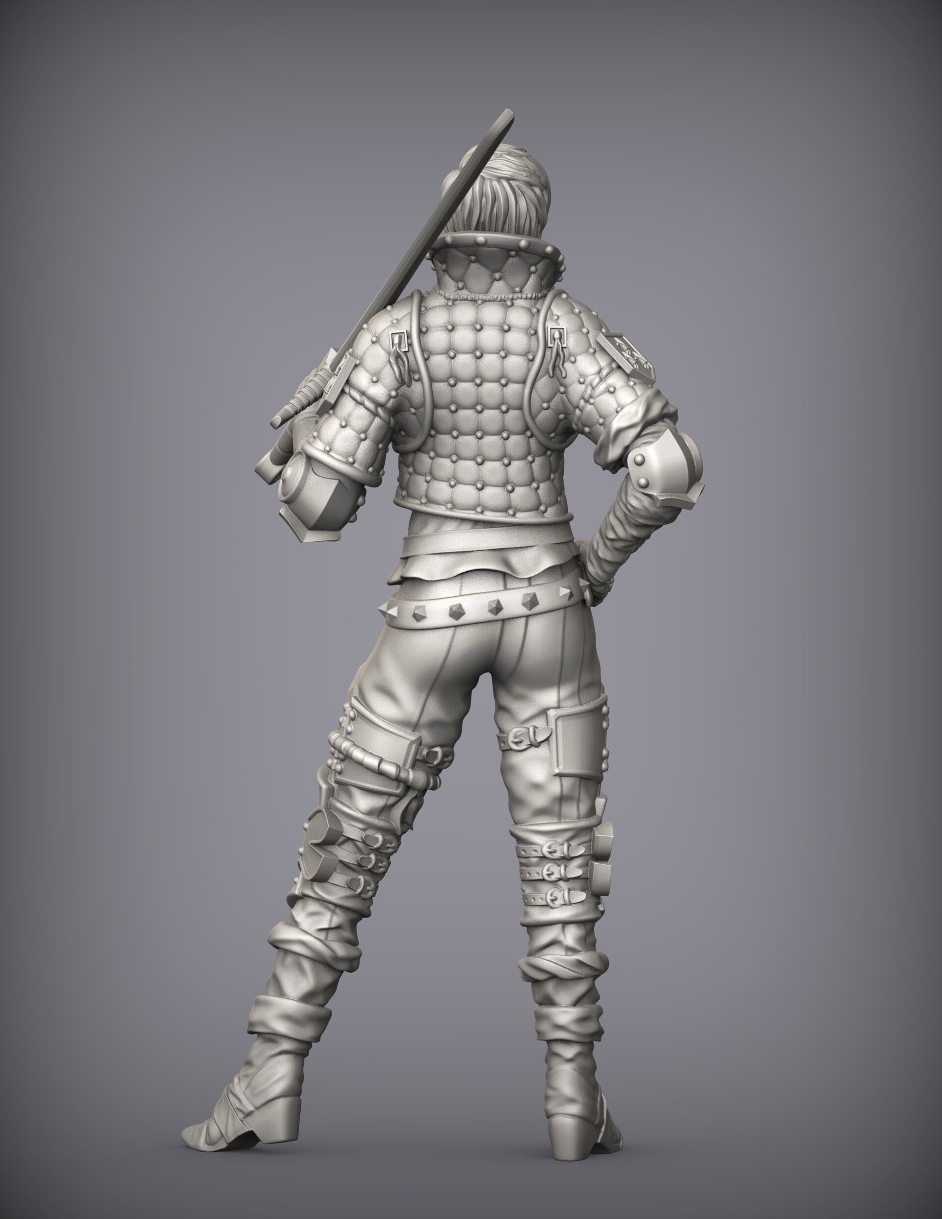 Ves witcher miniature 54mm 3D model | CGTrader