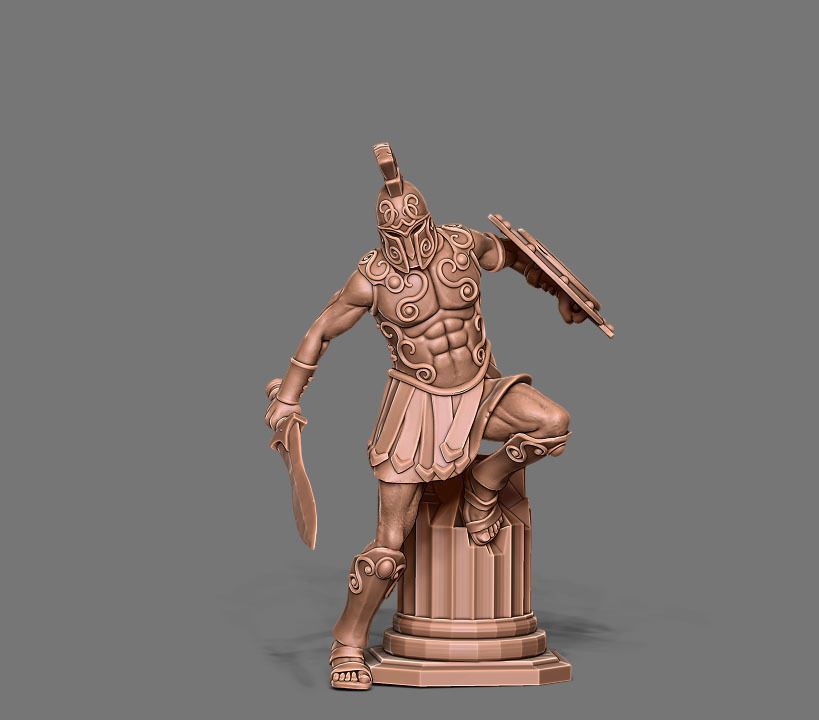 Greek bundle - 6 miniatures 35mm scale 3D model 3D printable | CGTrader
