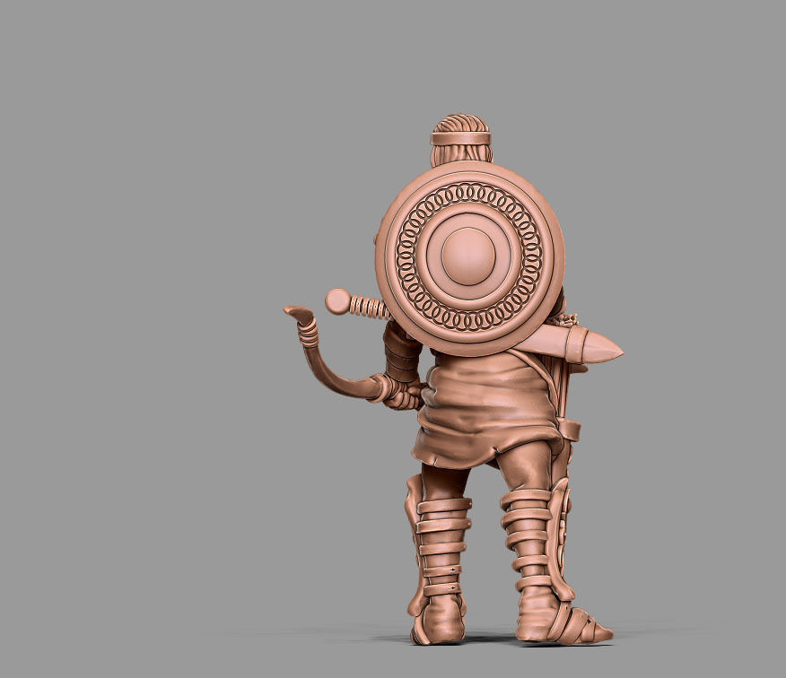 Greek bundle - 6 miniatures 35mm scale 3D model 3D printable | CGTrader