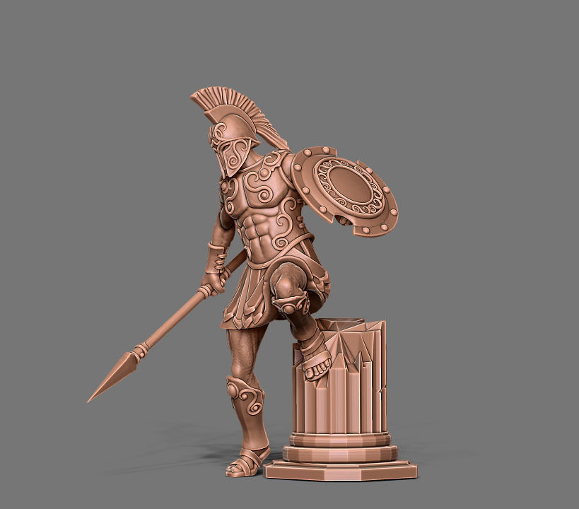 Greek bundle - 6 miniatures 35mm scale 3D model 3D printable | CGTrader