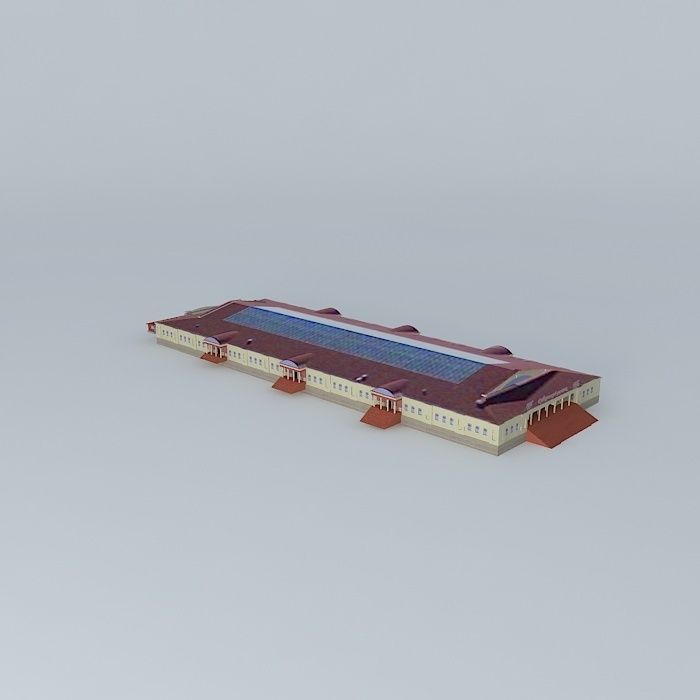 Samara Regional Market free 3D model | CGTrader