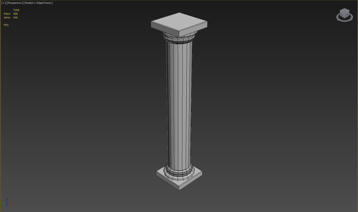 3D model 9 Roman Columns VR / AR / low-poly | CGTrader