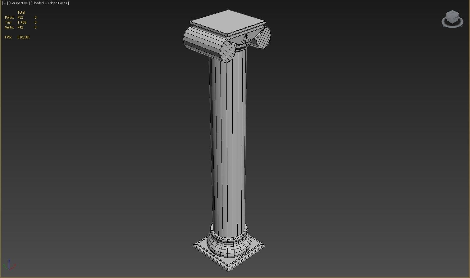 3D model 9 Roman Columns VR / AR / low-poly | CGTrader