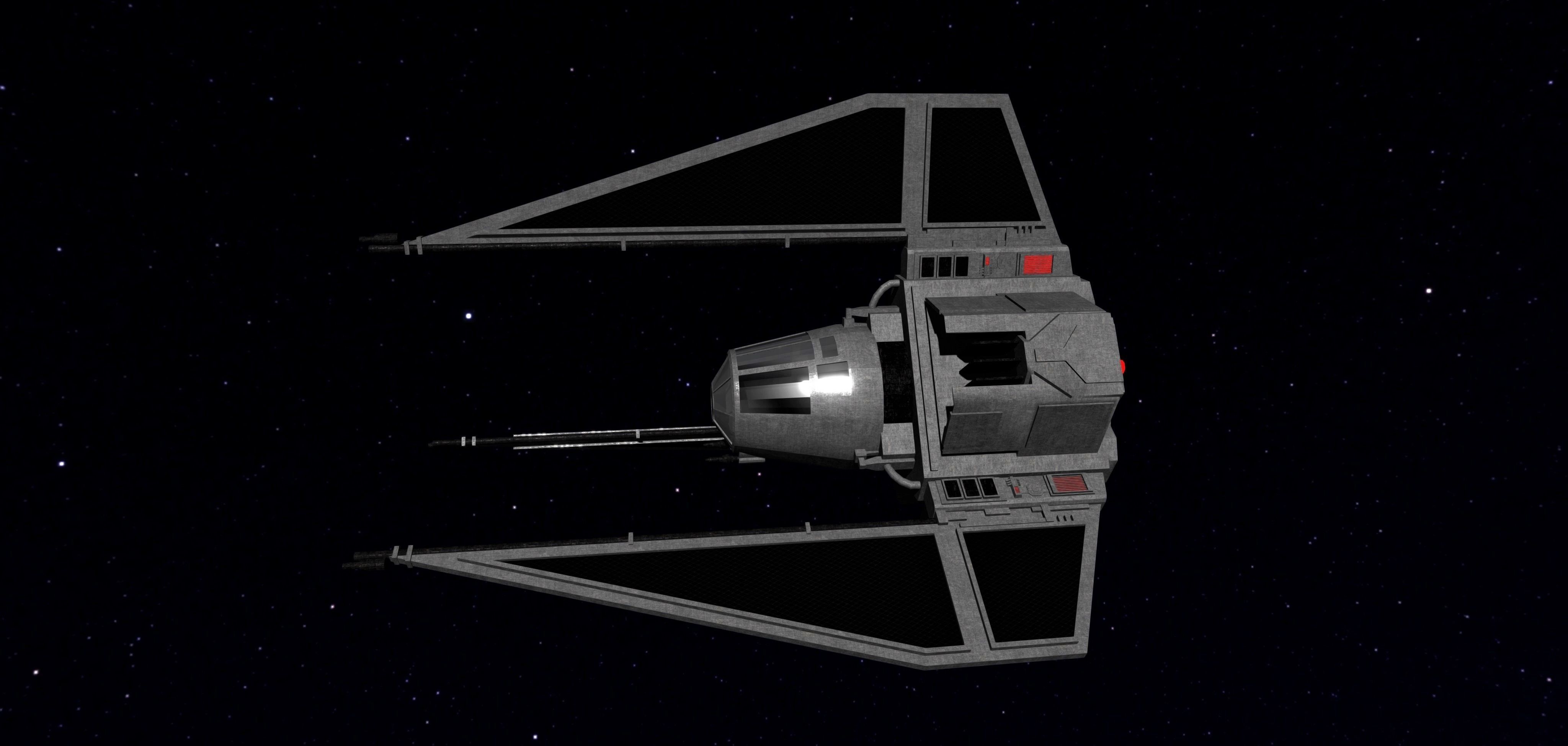 3D model STAR WARS - TIE PHANTOM VR / AR / low-poly | CGTrader