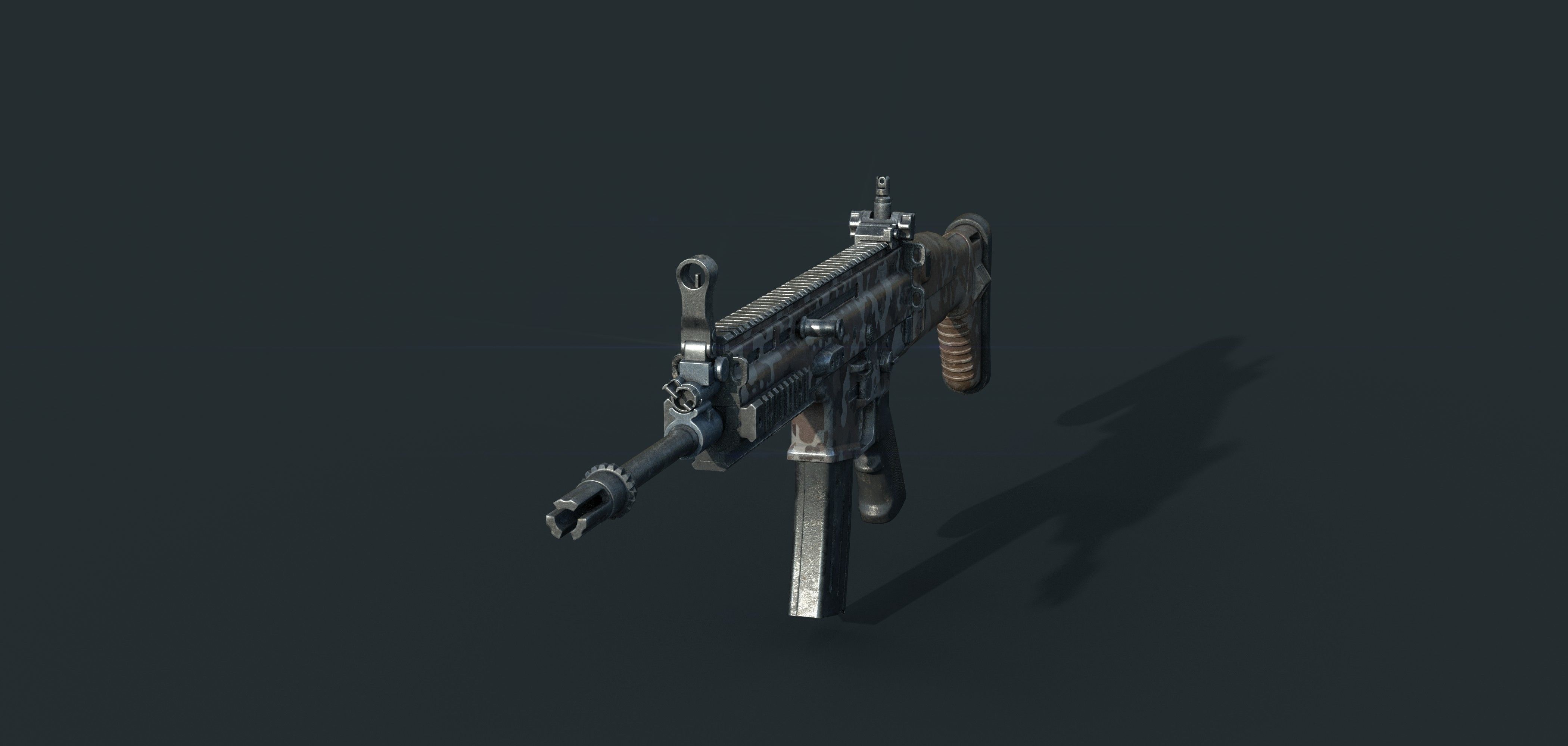 3D model Scar L Camo VR / AR / low-poly | CGTrader