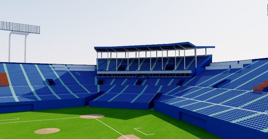 Meiji Jingu Stadium - Tokyo Japan 3D model | CGTrader