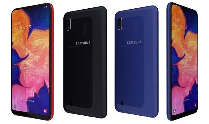 Samsung Galaxy A10 All Colors 3D model | CGTrader