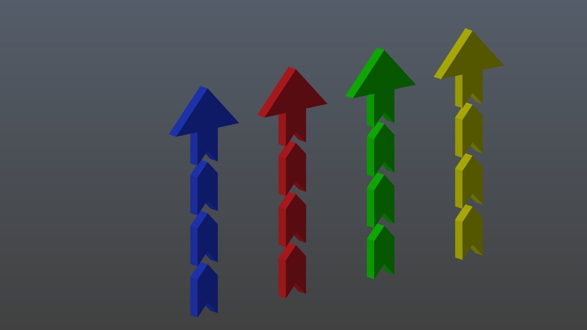 3D model Low poly arrow 26 VR / AR / low-poly | CGTrader