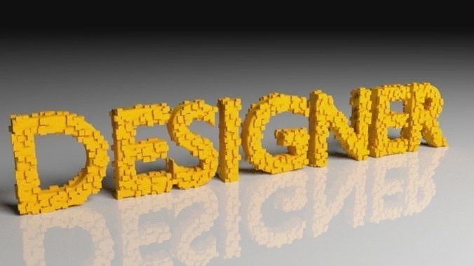 3D text-animation decay into small disappearing particles 3D model ...