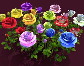 Low-poly Rose 3D Models | CGTrader
