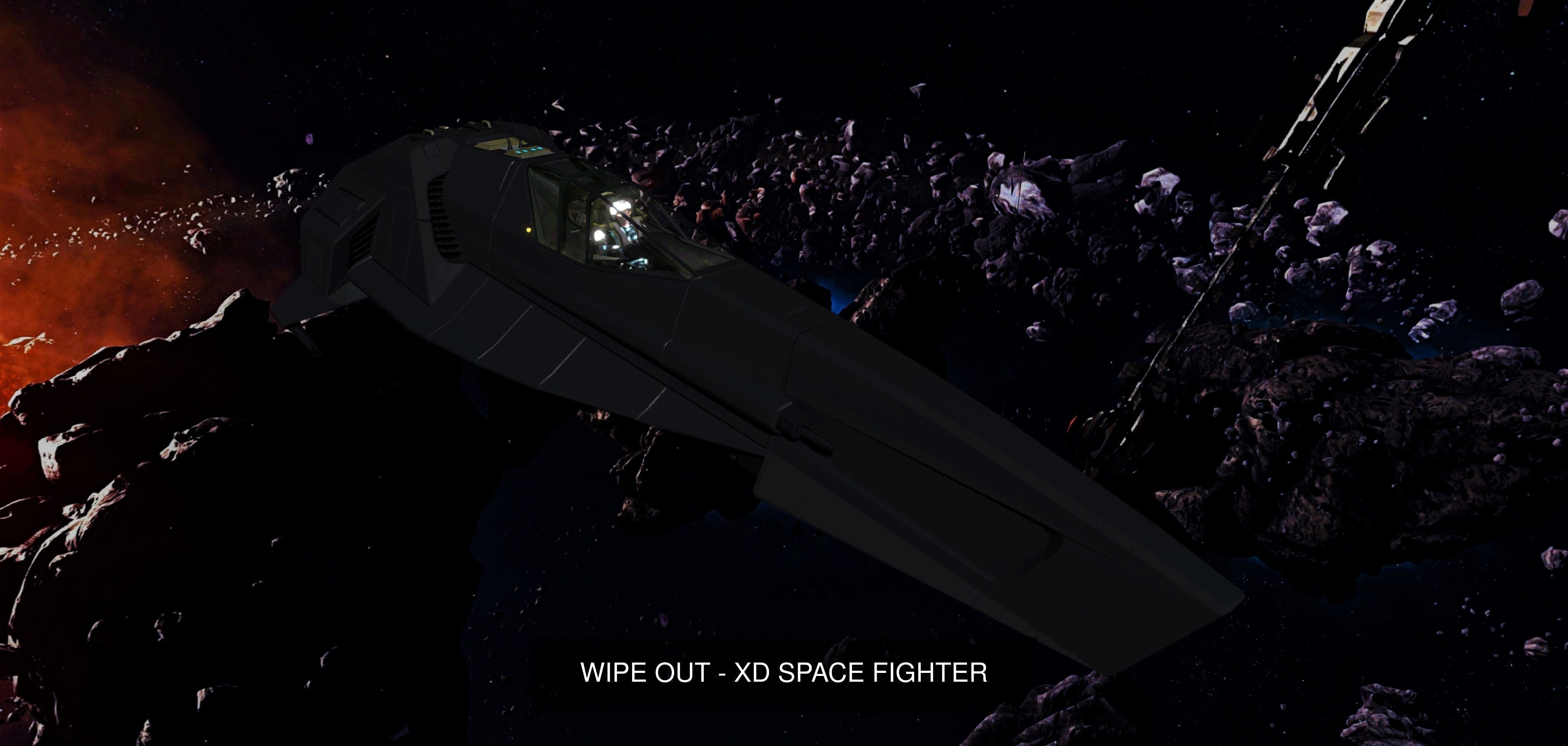 WIPE OUT - INSPIRED SPACE FIGHTER COLLECTION VR / AR / low-poly | CGTrader