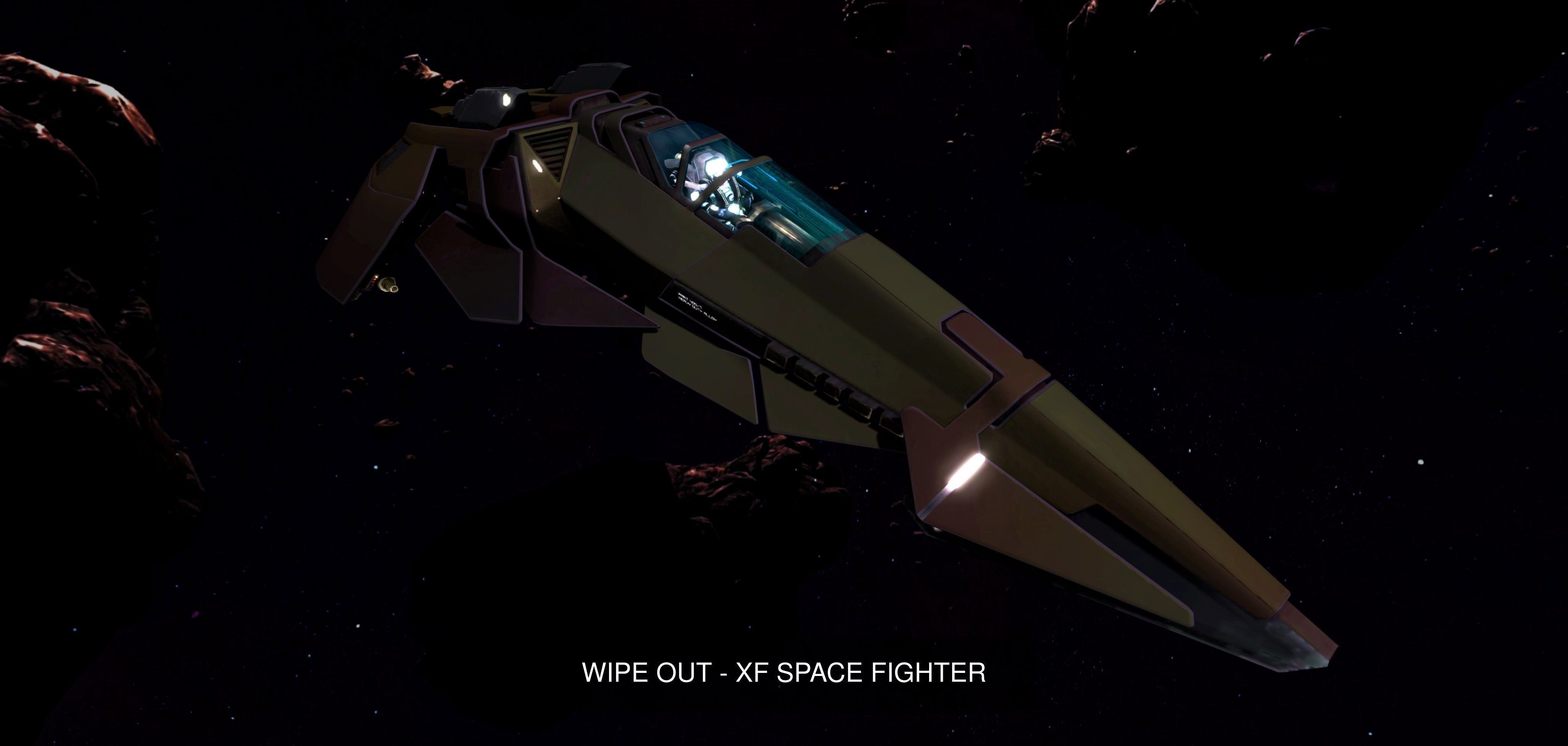 WIPE OUT - INSPIRED SPACE FIGHTER COLLECTION VR / AR / low-poly | CGTrader