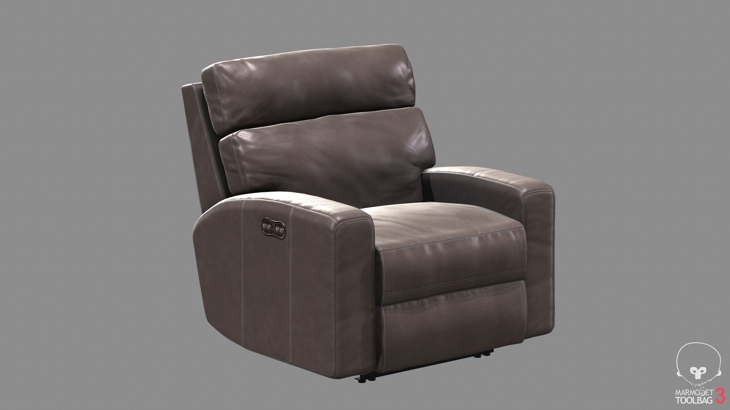 3D model Power Recliner VR mid-poly model VR / AR / low-poly | CGTrader
