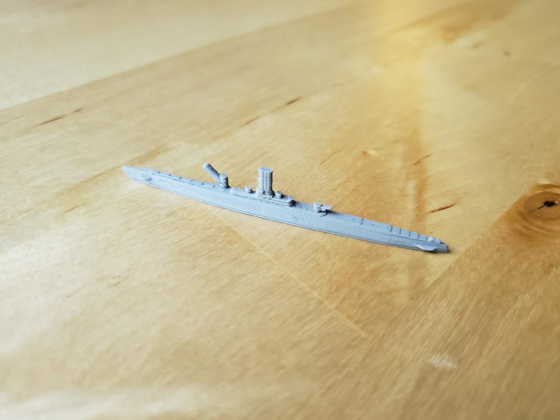 Japanese Type B Submarine free 3D model 3D printable | CGTrader