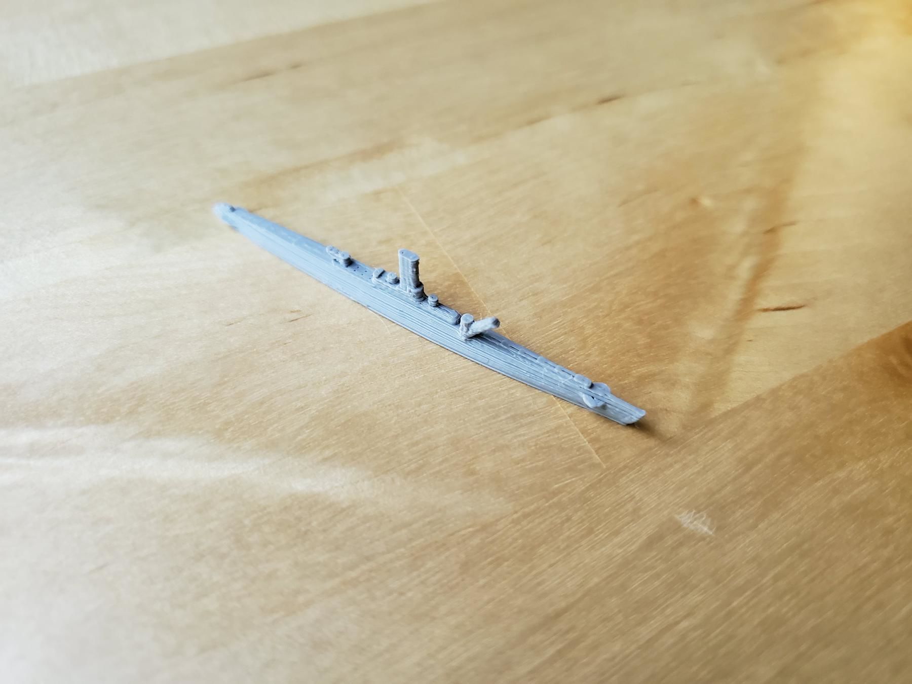 Japanese Type B Submarine free 3D model 3D printable | CGTrader