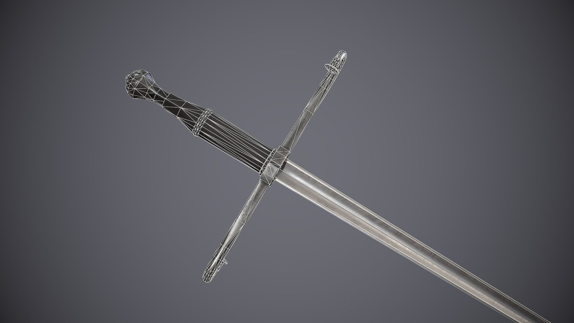 3D model Estoc sword VR / AR / low-poly | CGTrader