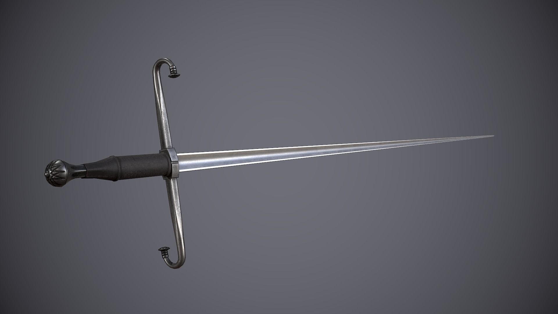 3D model Estoc sword VR / AR / low-poly | CGTrader