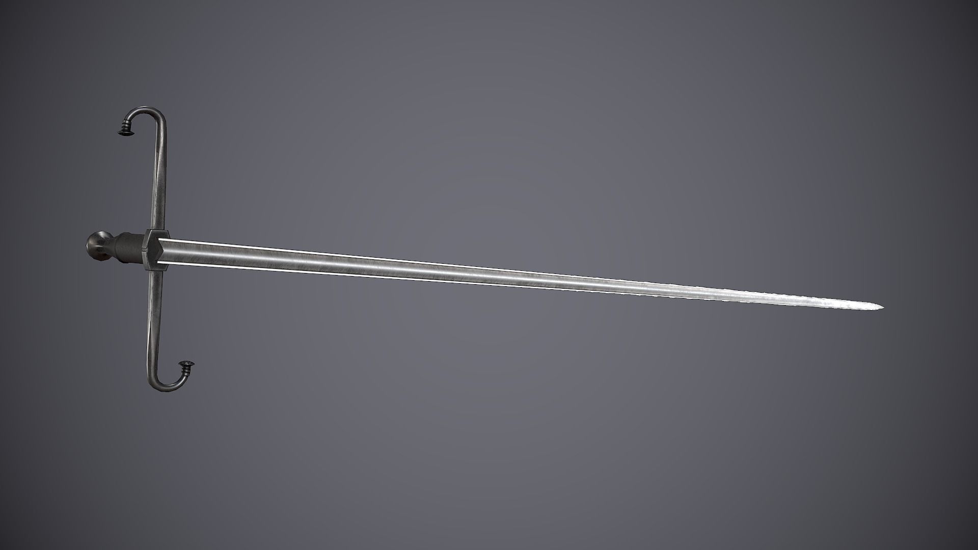 3D model Estoc sword VR / AR / low-poly | CGTrader