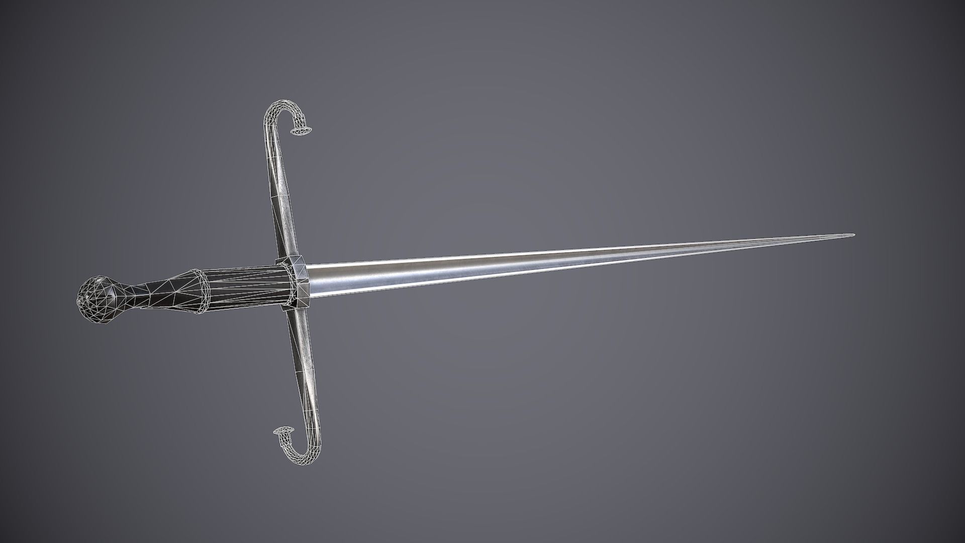 3D model Estoc sword VR / AR / low-poly | CGTrader