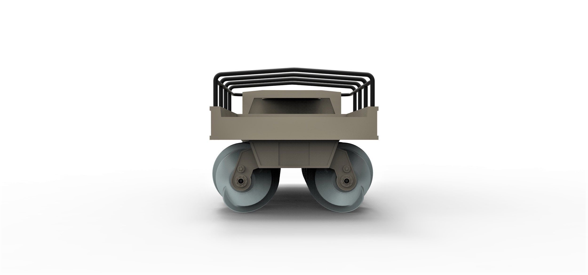 Diecast model Screw terrain vehicle ZIL-4904 Scale 1 to 43 3D model 3D ...