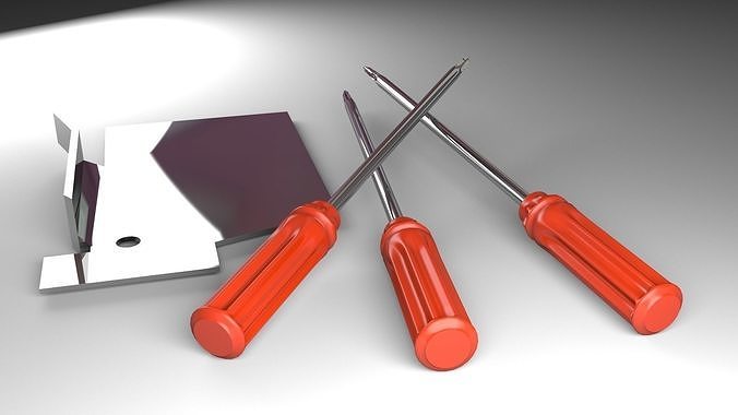 3D model Scrow Driver VR / AR / low-poly | CGTrader