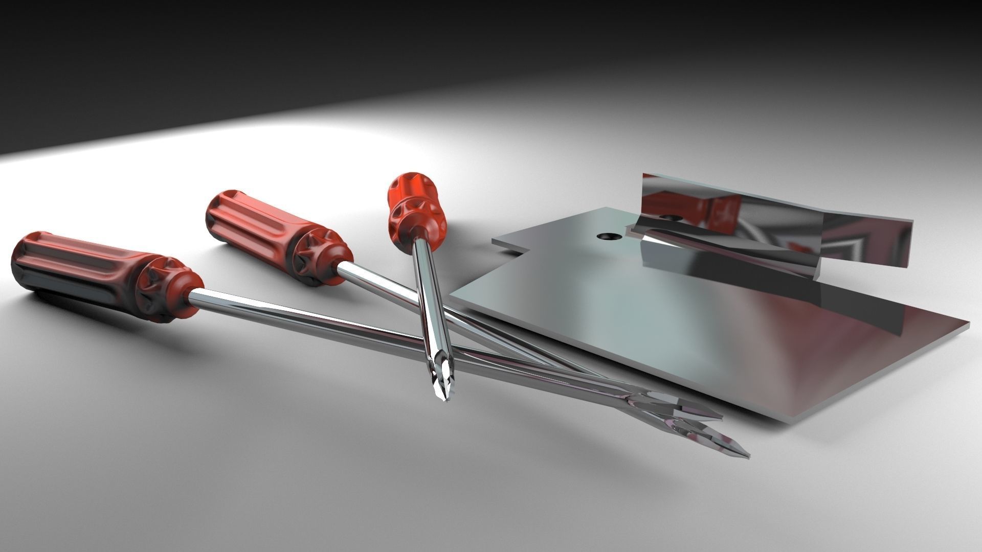 3D model Scrow Driver VR / AR / low-poly | CGTrader