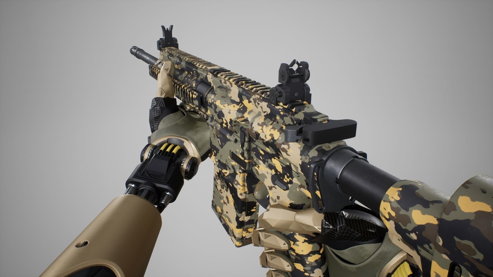 3D model HK417 - MR762 - Animated FPS Weapon for Unreal Engine VR / AR ...