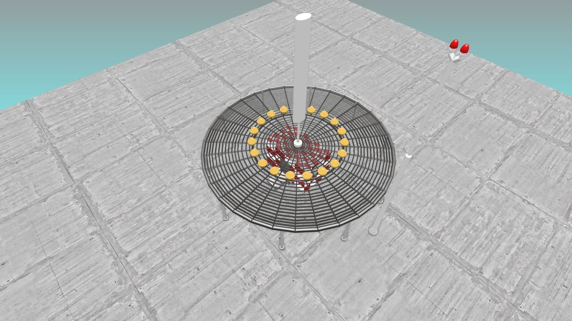 Radio beacon VOR 3D model | CGTrader