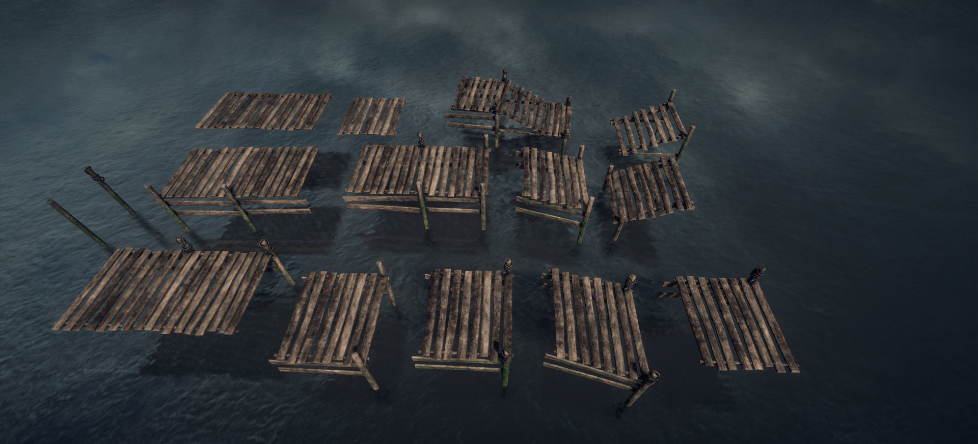 3D model Modular Dock system VR / AR / low-poly | CGTrader