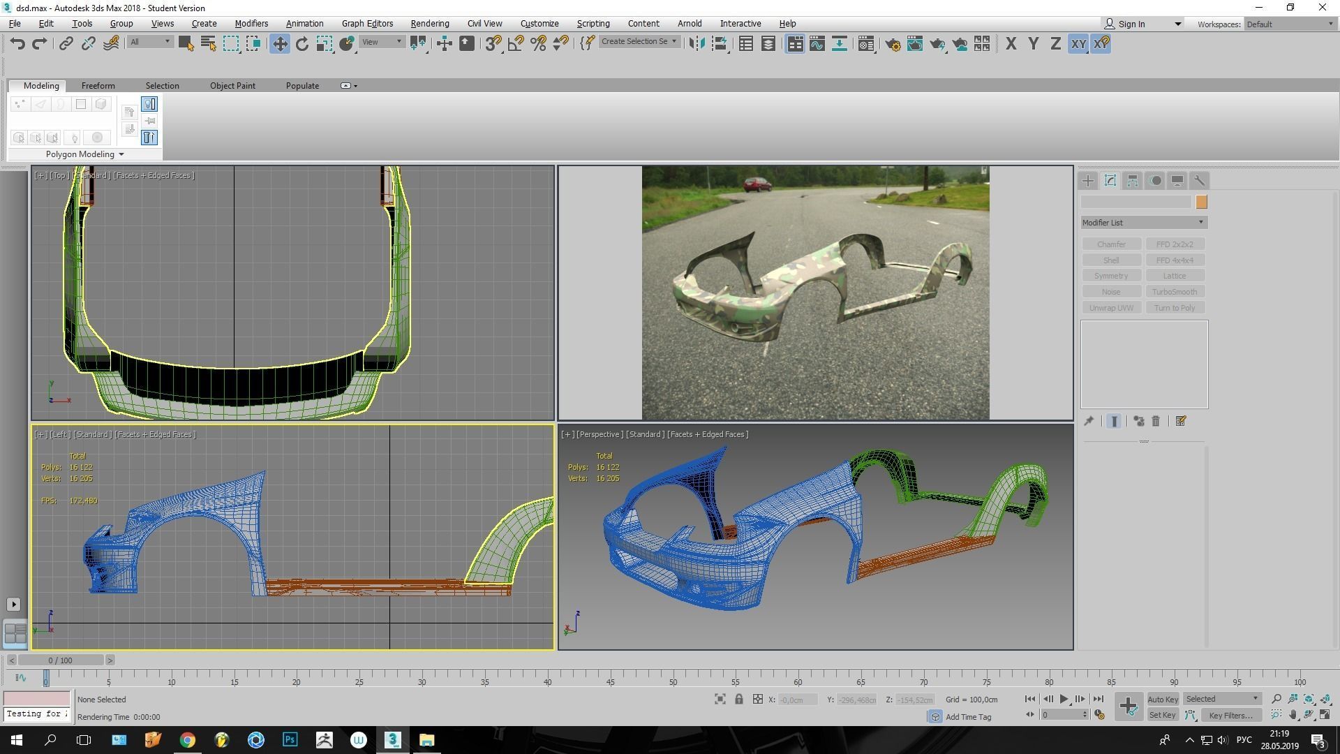3D model Body kit LADA Kalina Mk1 S1600 3D model | CGTrader