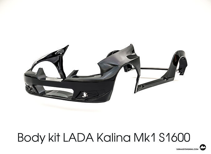 3D model Body kit LADA Kalina Mk1 S1600 3D model | CGTrader