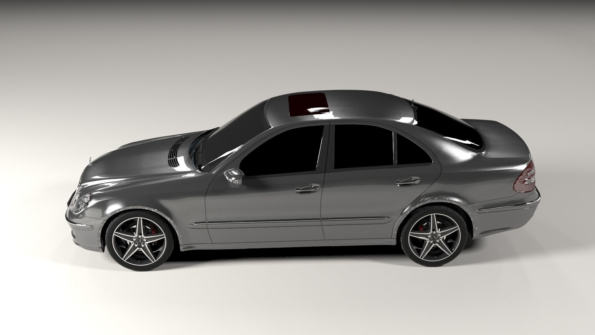 Mercedes W211 3D model | CGTrader